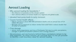 Planetary boundaries | PPTX