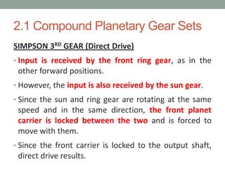 Planetary gear set | PPTX