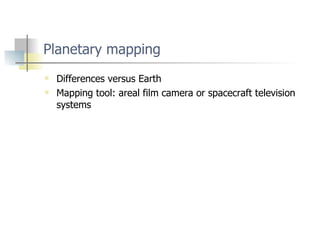 Planetary geodesy | PPT | Geography | Science