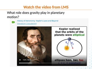 Planetary motion and gravitation physics | PPTX