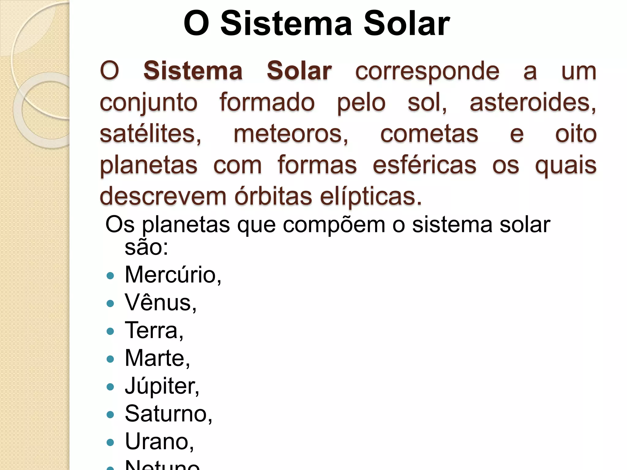 Sistema Solar: os planetas | PPTX