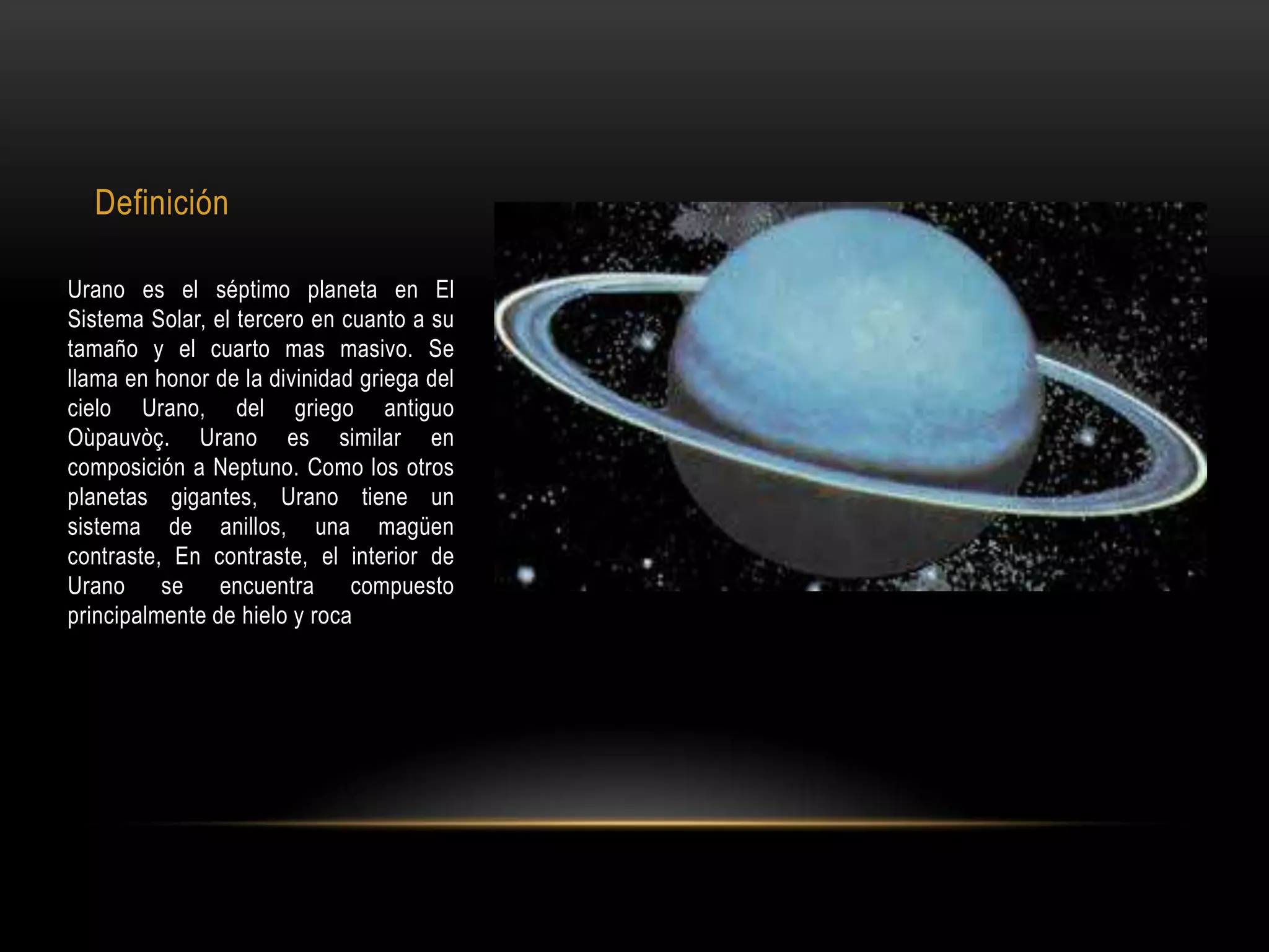 Planeta urano septimo B | PPT