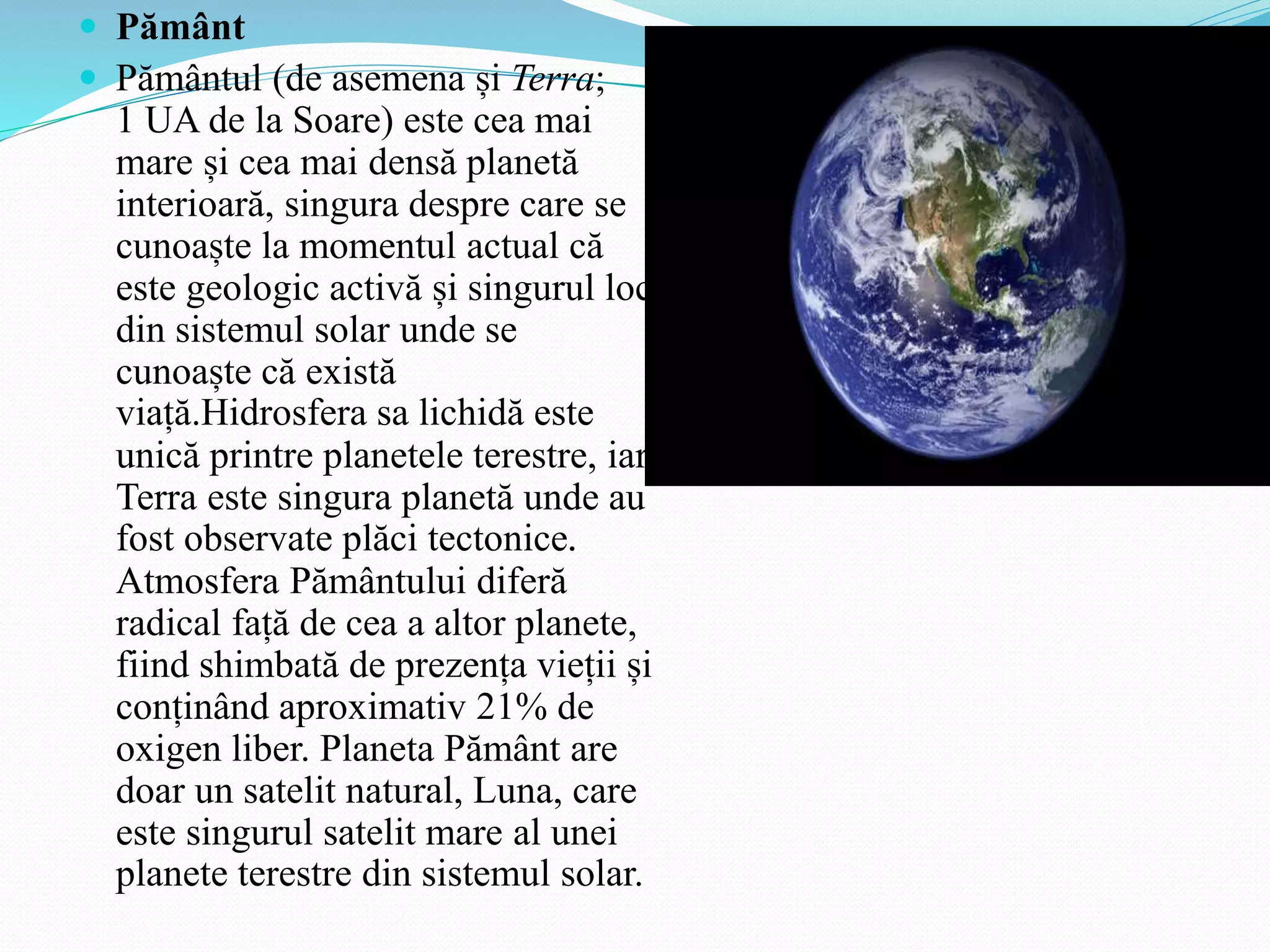 Planetele Sistemului Solar | PPTX