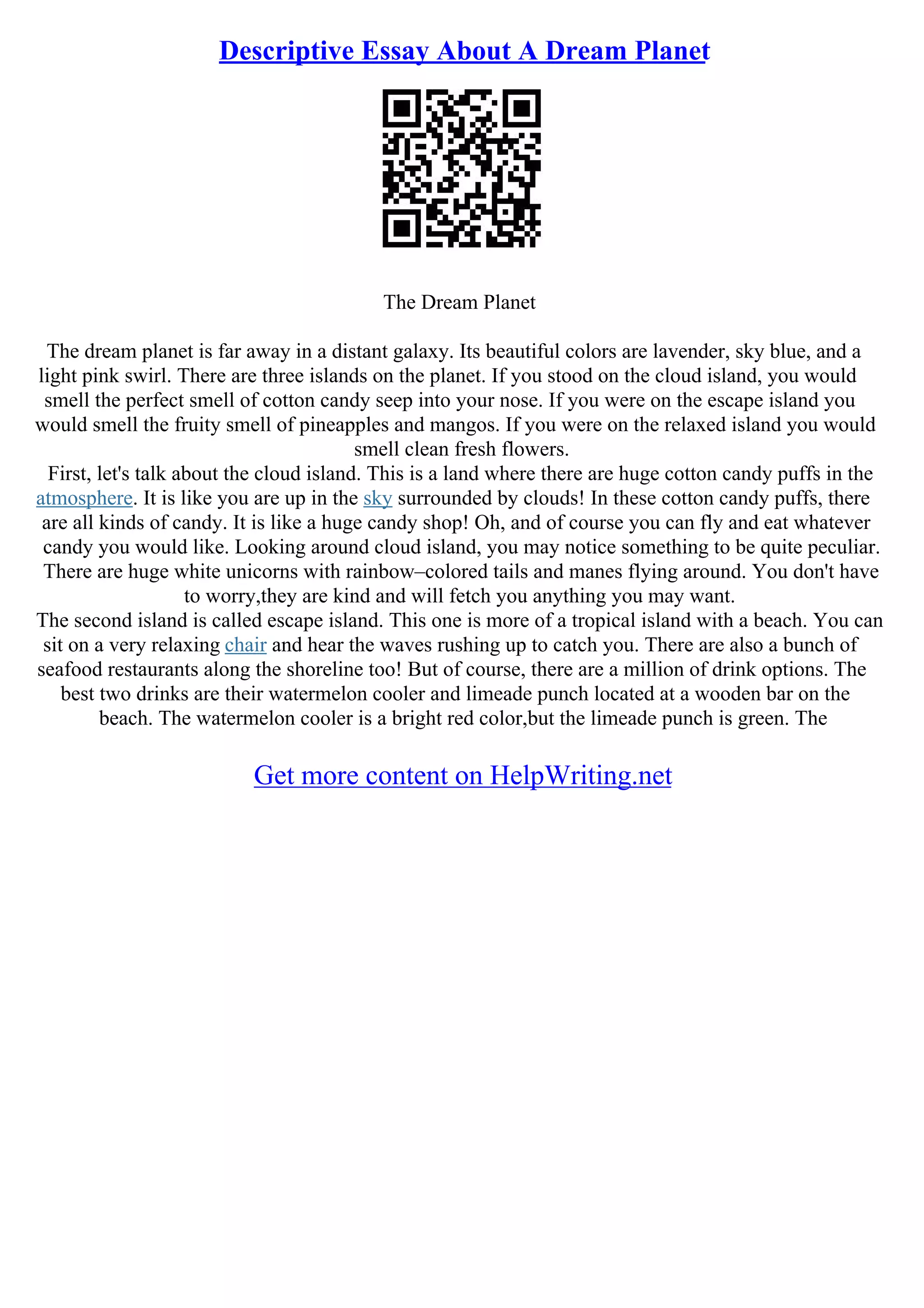 Planet Essay | PDF