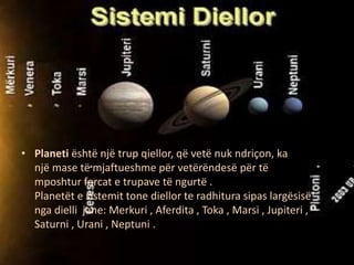 Planetet e sistemit diellor | PPTX