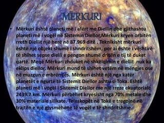 Planetet e sistemit diellor | PPTX