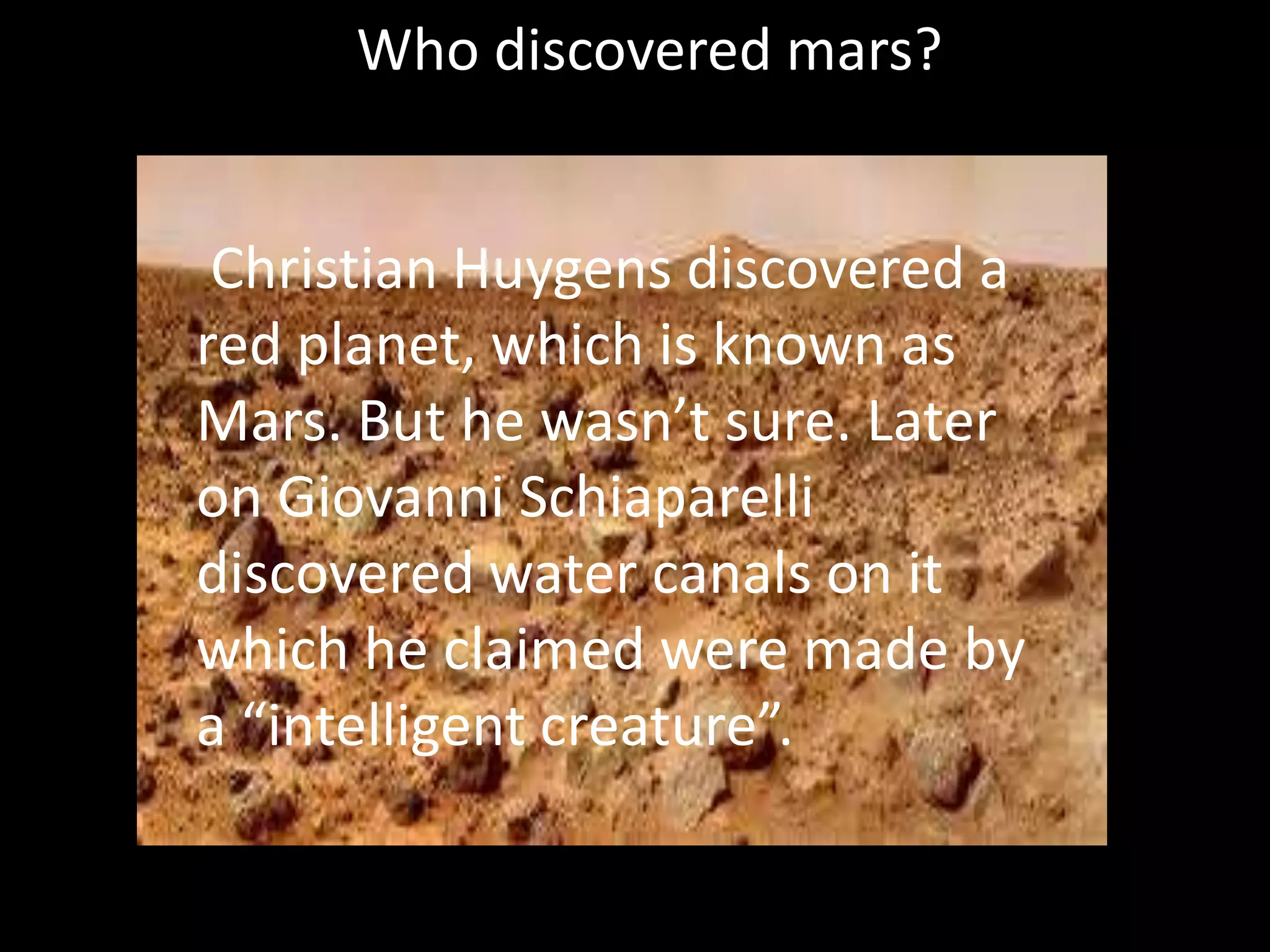Planet Mars - Humza & Marvin | PPTX