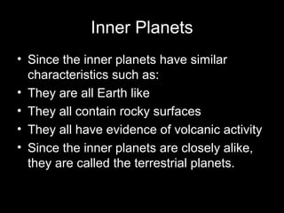 Planet Notes | PPT | Geology | Science