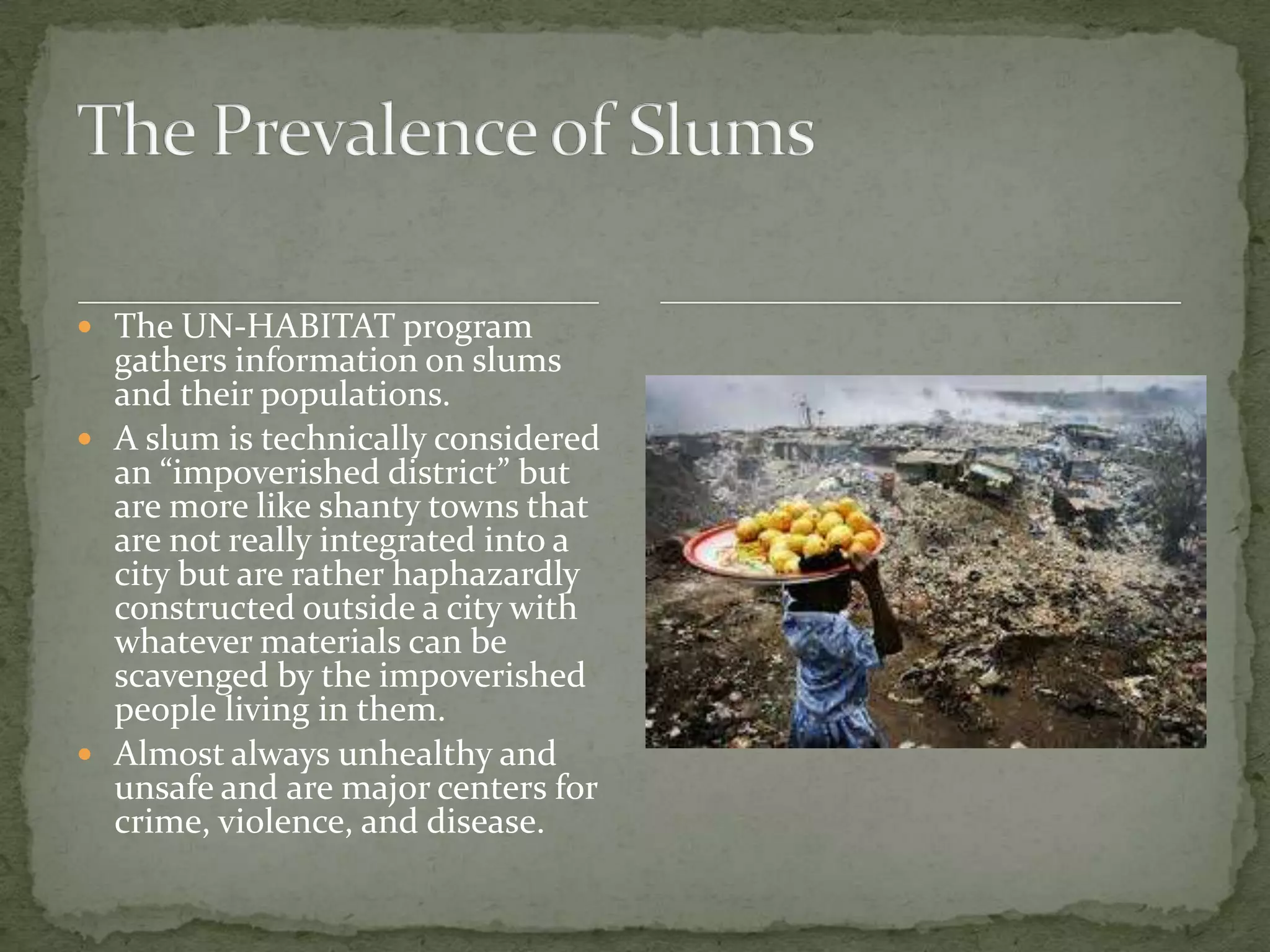 Planet of slums | PPTX