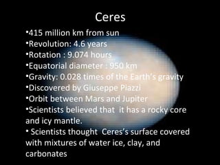 Planet power point (Kelly Chung (Science 8B) | PPT | Space and ...