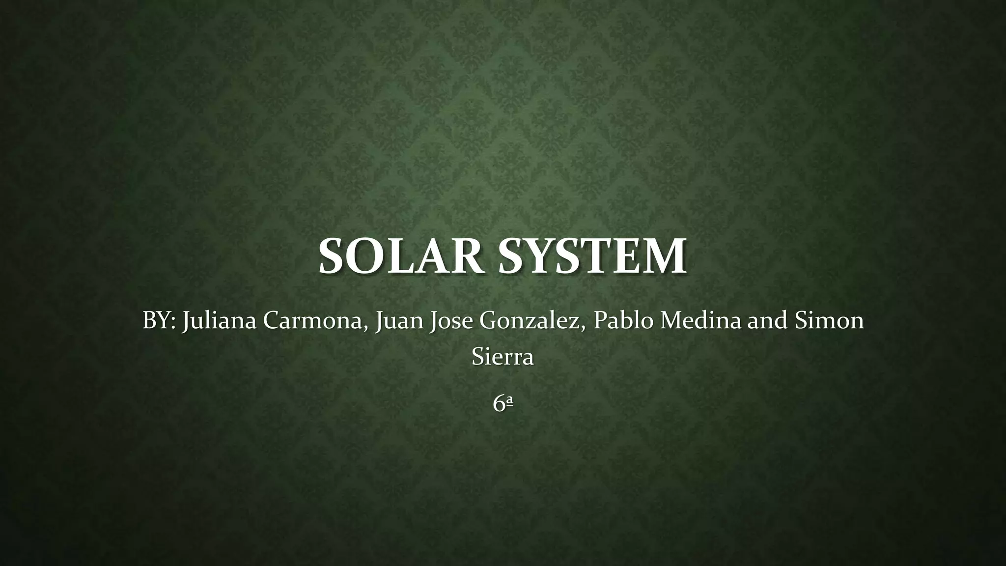 Solar System - Planet Research | PPTX