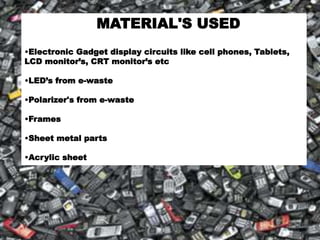 e waste recycled products | PPT