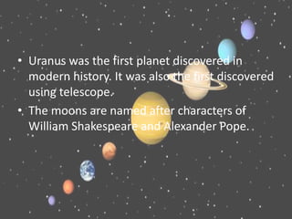 First Planet Outer Planets