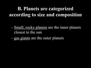 Planets.ppt | Space and Astronomy | Science