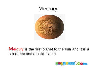 Solar System and Planets for Kindergarten Childrens | ODP