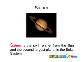 Solar System and Planets for Kindergarten Childrens | ODP