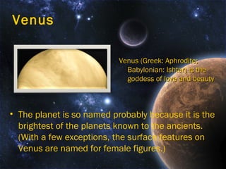 Planets and Moon | PPS
