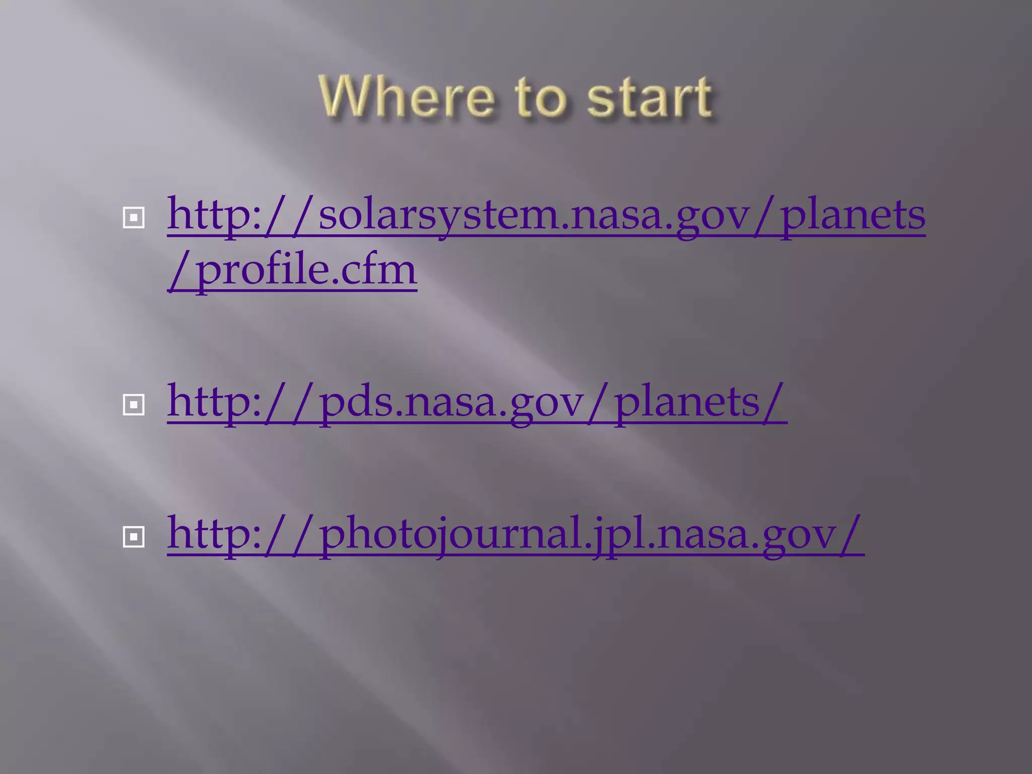 Planets and other space objects | PPTX