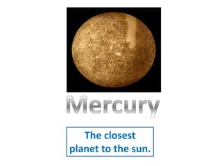 Planets and the solar system | PPT