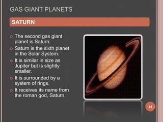 Planets in the solar system | PPT