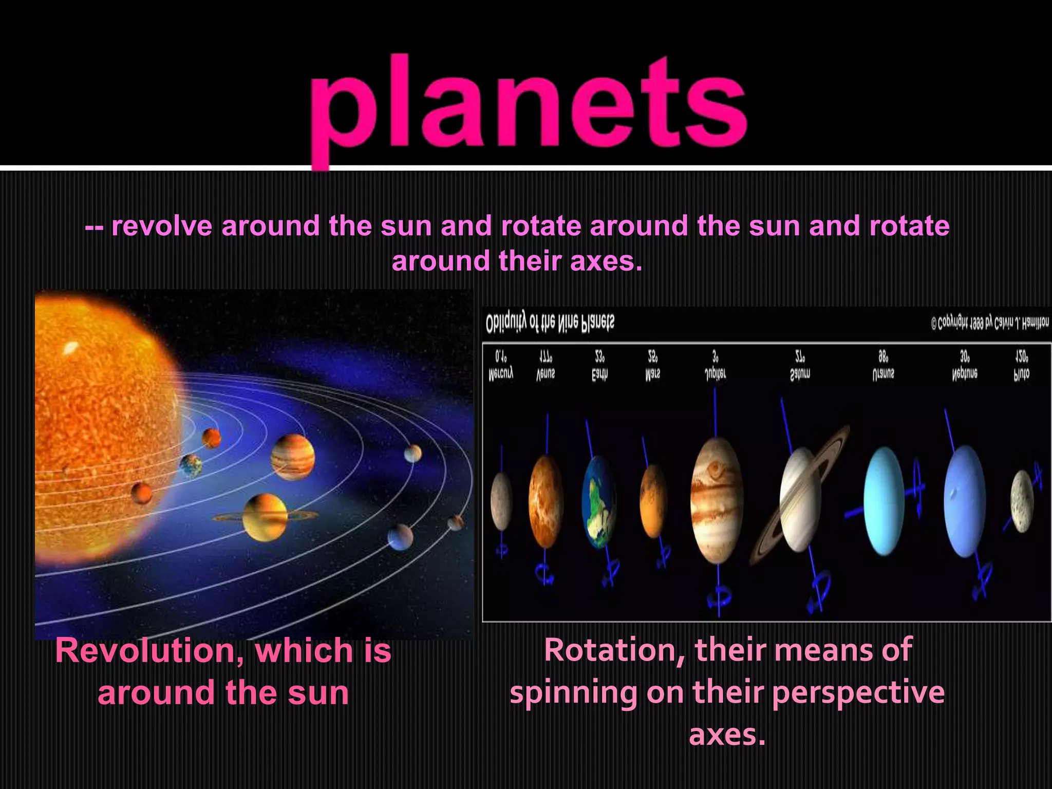 Planets & other celestial bodies | PPTX