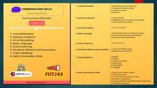 Planetspark communication skills | PPTX