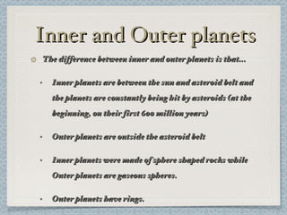 Planets ppt By Aurelne THian 8C | PPT