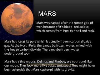 Planets for Kids - by Sana Lamba | PPTX