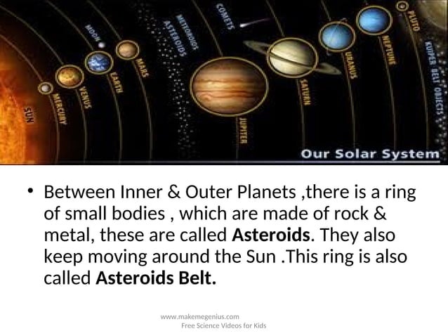 Planets Summary for kids and children basic | PPT