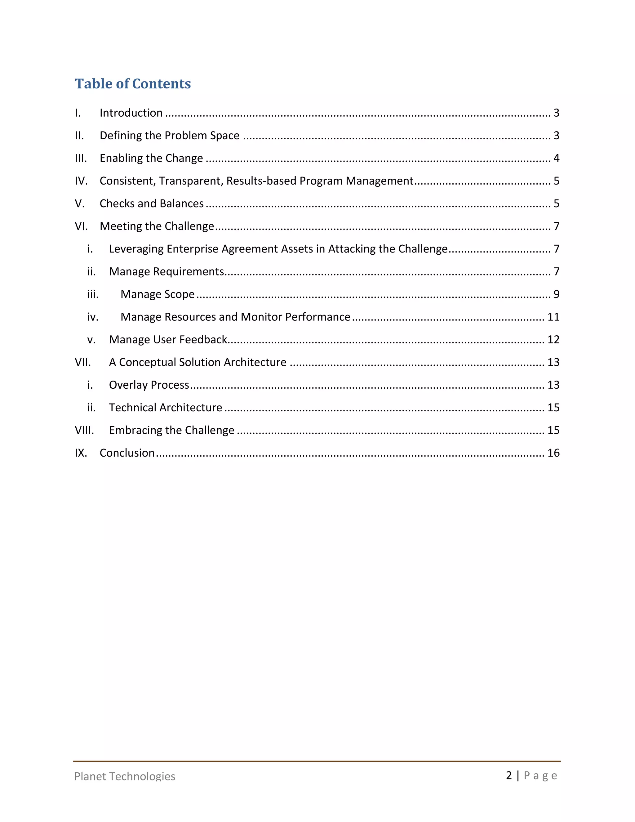 Meeting the Challenge of Vivek Kundra's 25 Point Plan | PDF