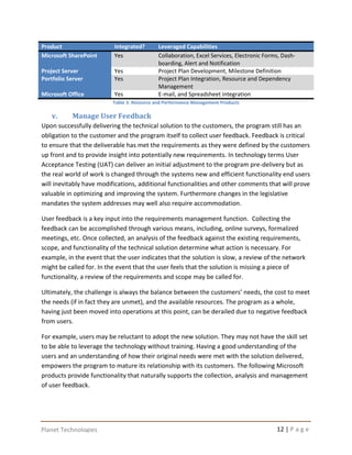 Meeting the Challenge of Vivek Kundra's 25 Point Plan | PDF