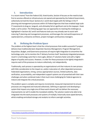 Meeting the Challenge of Vivek Kundra's 25 Point Plan | PDF