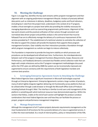 Meeting the Challenge of Vivek Kundra's 25 Point Plan | PDF