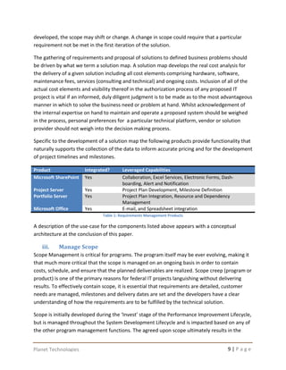 Meeting the Challenge of Vivek Kundra's 25 Point Plan | PDF