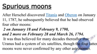 Planet Uranus | PPTX
