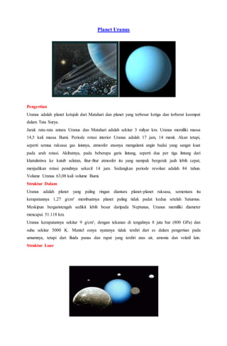 Planet uranus 1 | PDF