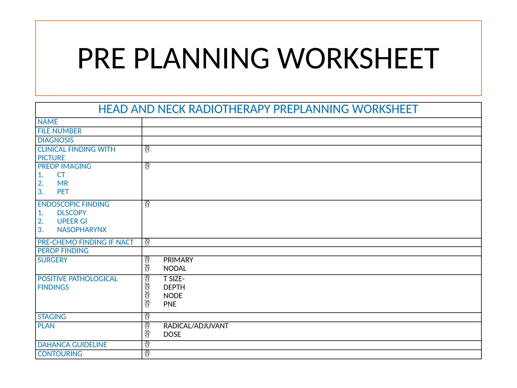 PLAN EVALUATION HEAD AND NECK CANCER RADIOTHERAPY BY DR KANHU CHARAN ...