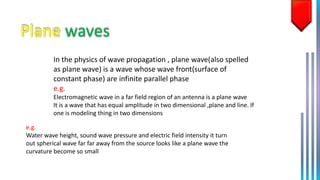 Plane wave | PPTX
