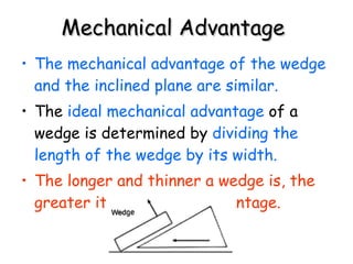 Plane,wedge,screw | PPT | Woodworking | Arts and Crafts