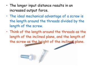 Plane,wedge,screw | PPT | Woodworking | Arts and Crafts