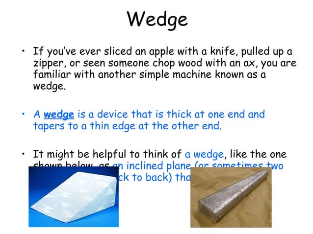 Plane,wedge,screw | PPT