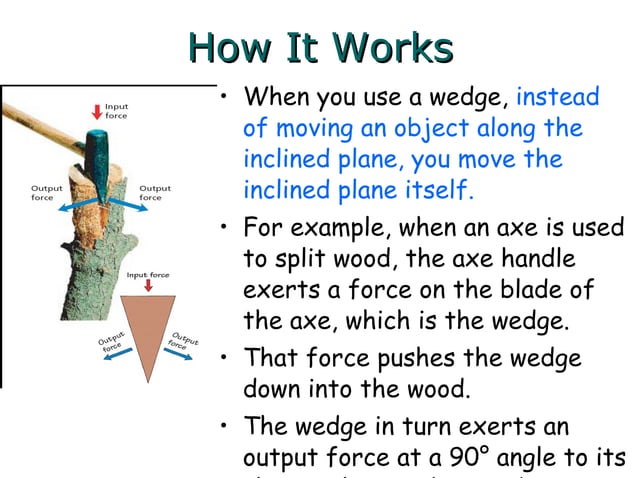 Plane,wedge,screw | PPT | Woodworking | Arts and Crafts