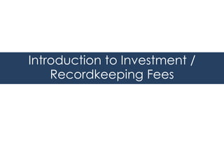 Plan Fee Levelization - Going "Back to the Future" | PDF | Mutual Funds ...