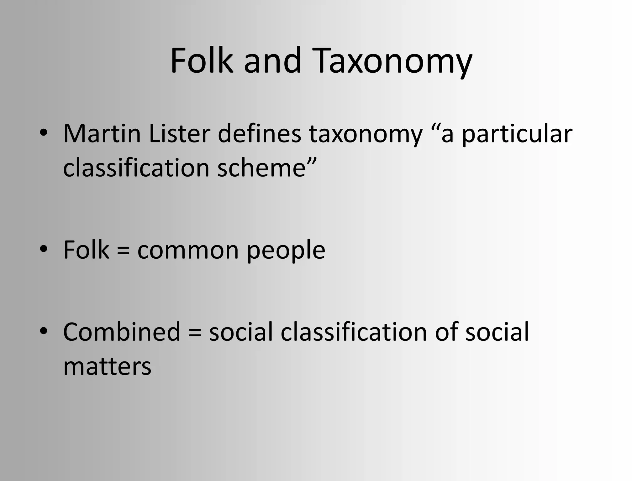 Folksonomy Presentation | PPTX