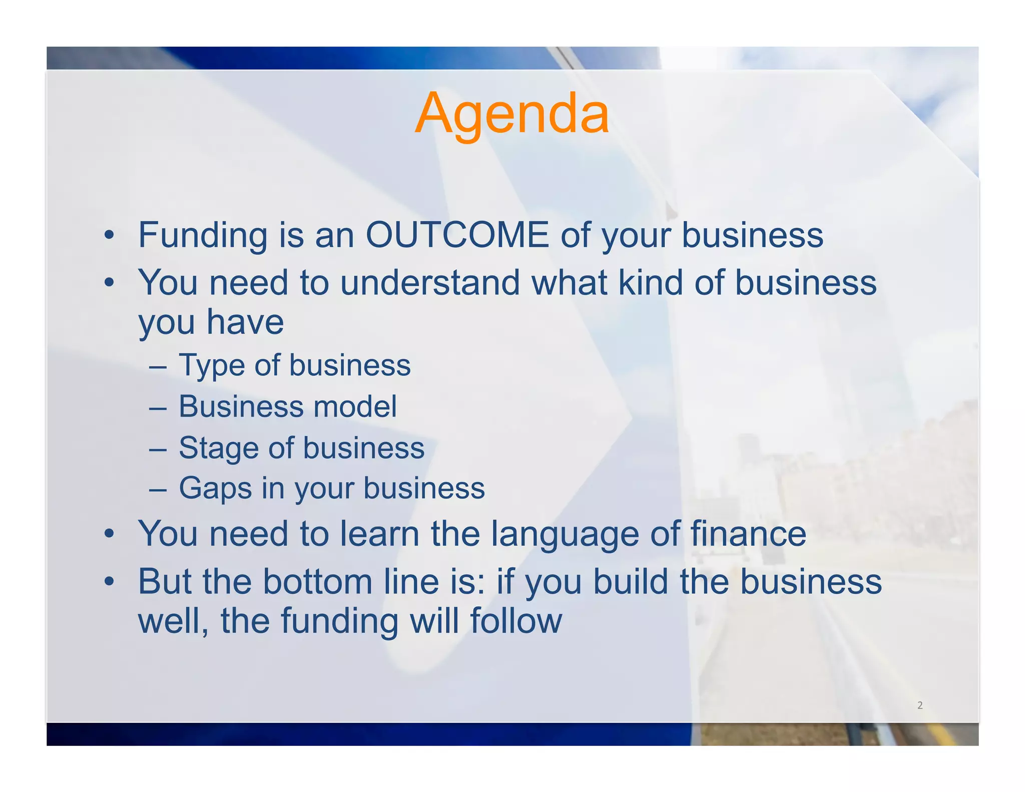 Plan for funding | PDF