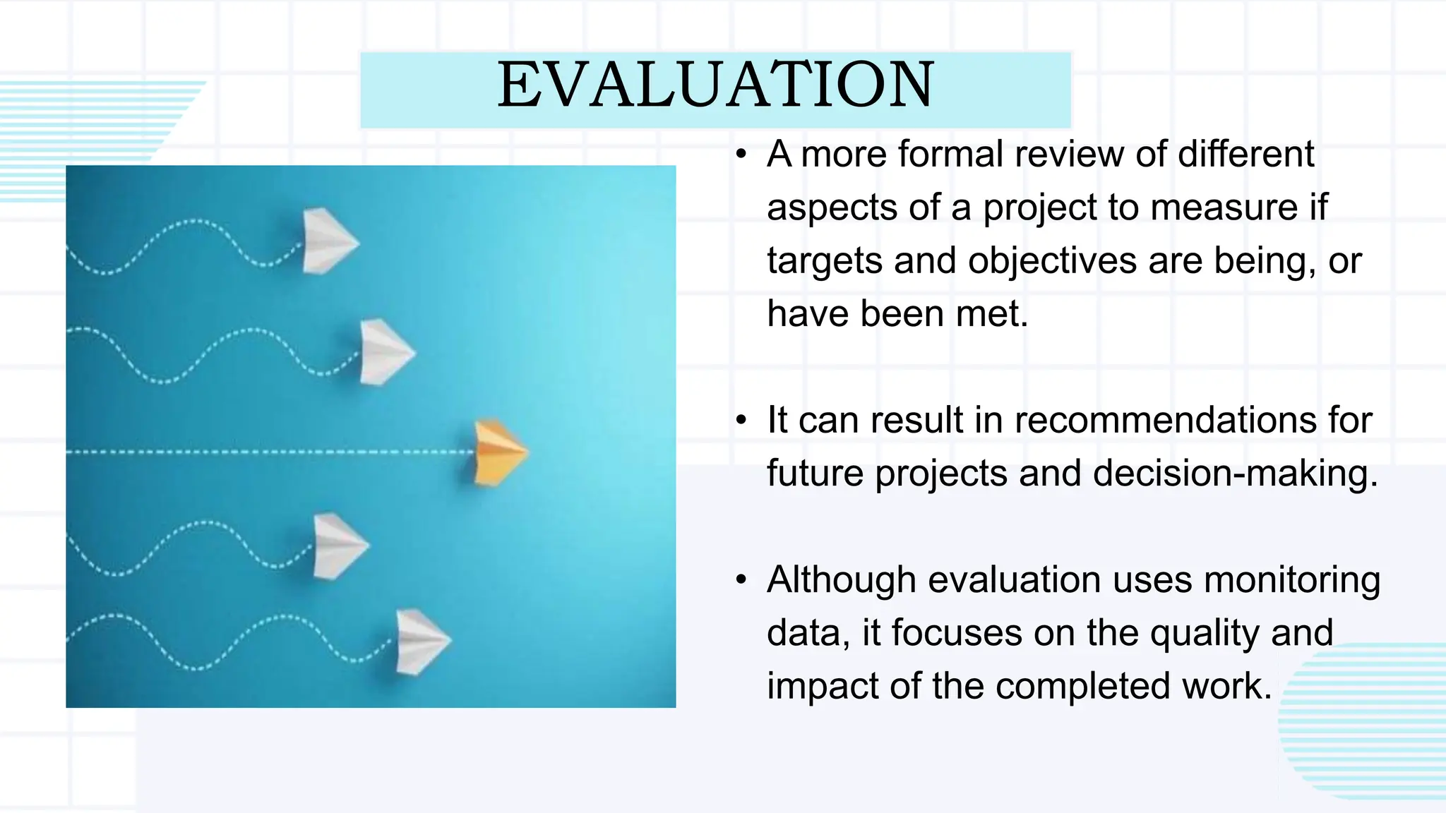 PLAN FOR MONITORING AND EVALUATING .pptx