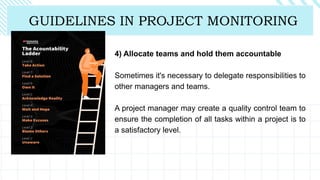 PLAN FOR MONITORING AND EVALUATING .pptx | Business | Business and Finance