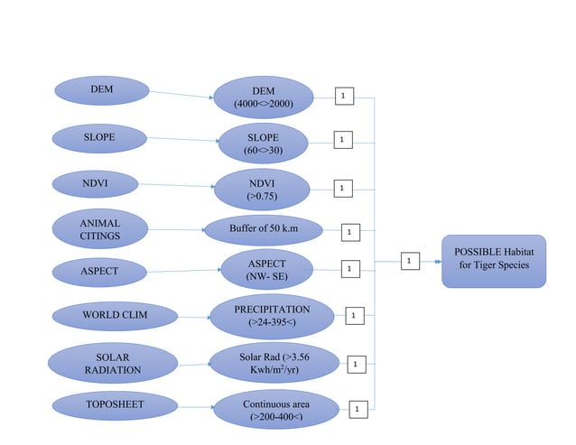 Plan for tiger habitat suitability using gis | PDF | Hunting and ...
