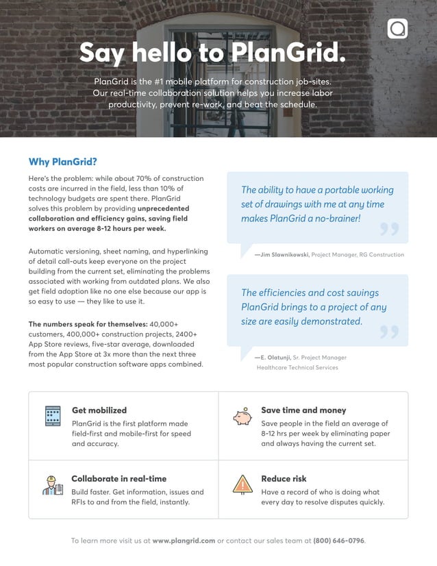 PlanGrid overview | PDF