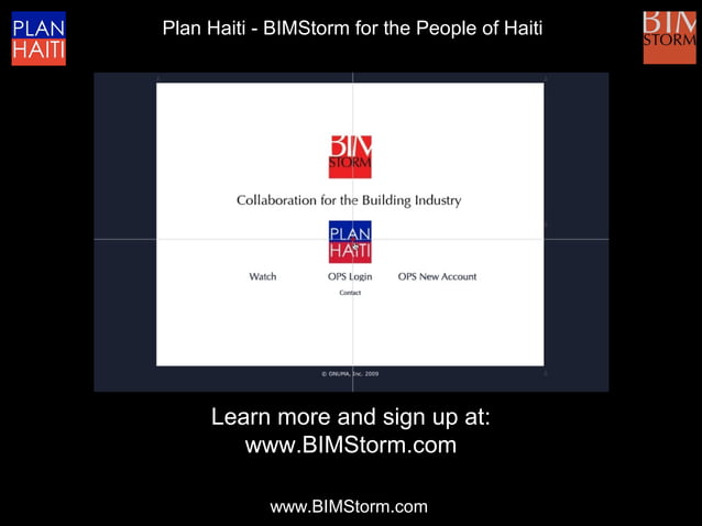 Plan Haiti BIMStorm For the People of Haiti | PPT
